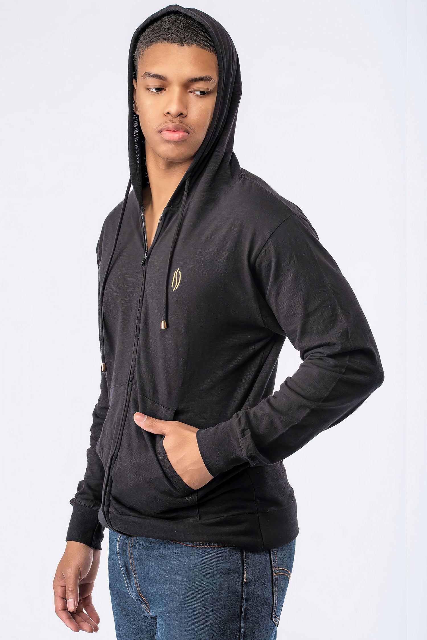 "ISO Hood" Full Zip Slub Hoodie – ISOBERIC